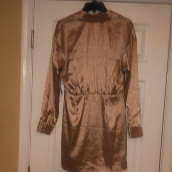 Aqua | Dresses | Nwt Aqua Brand Satin Animal Print Mini Dress Medium ...